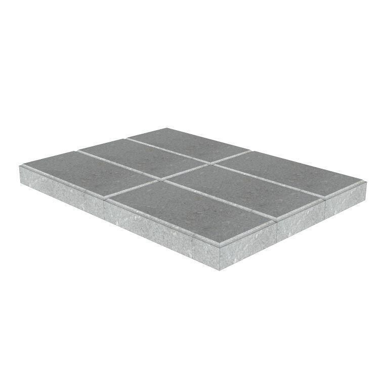 Betontegel HK grijs 30x15x4,5 cm (groot facet)